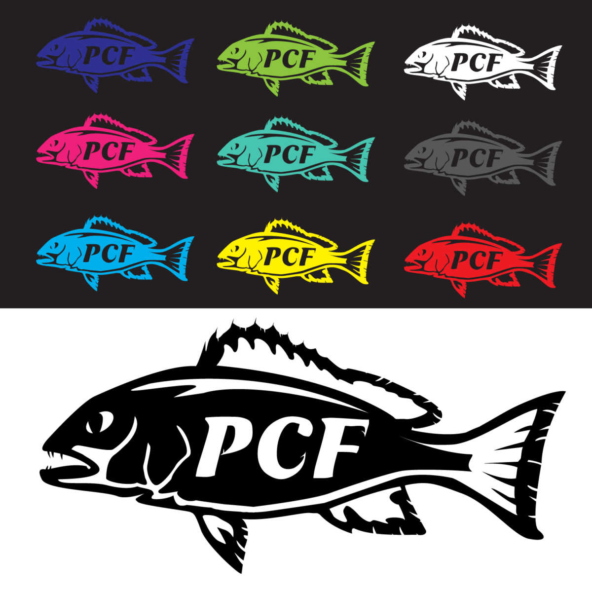 PCF Decals - Panama City Fishing Group Official Website for Apparel & Gear